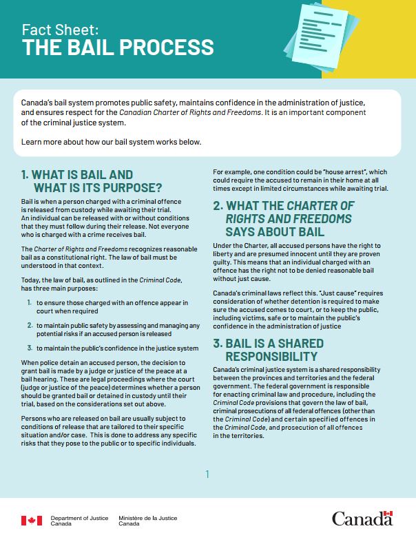 Fact Sheet The Bail Process